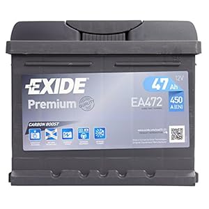 Exide Premium Carbon Boost EA472 47aH Car Battery: Amazon.co.uk: Car ...