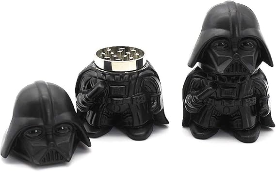 Darth Vader 3 Piece Magnetic Grinder - Large Metal Star Wars Grinder ...