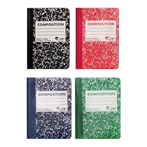 Amazon.com : 80 Sheet Mini Composition Book Assorted Colors [Set of 6 ...