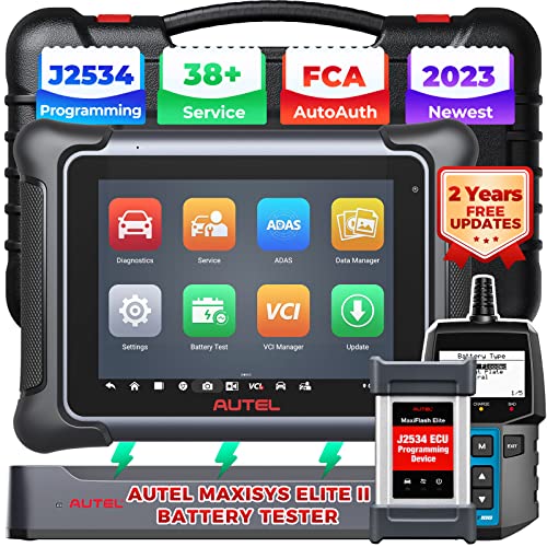 Autel MaxiSys Elite II with 2 Years Free Update, 2023 Top Intelligent Diagnosis ScanTool Same as ...