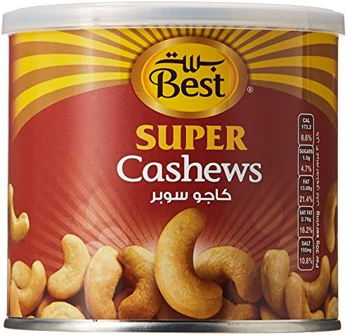 BEST SUPER CASHEWS CAN 110GM price in UAE | Amazon UAE | supermarket ...