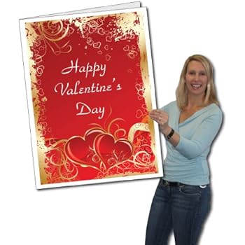 Amazon.com : VictoryStore Jumbo Greeting Cards: Huge Valentine's Day ...