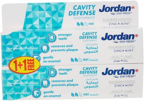 Jordan Cavity Defense Toothpaste, 2 X 75 ml price in UAE | Amazon UAE ...