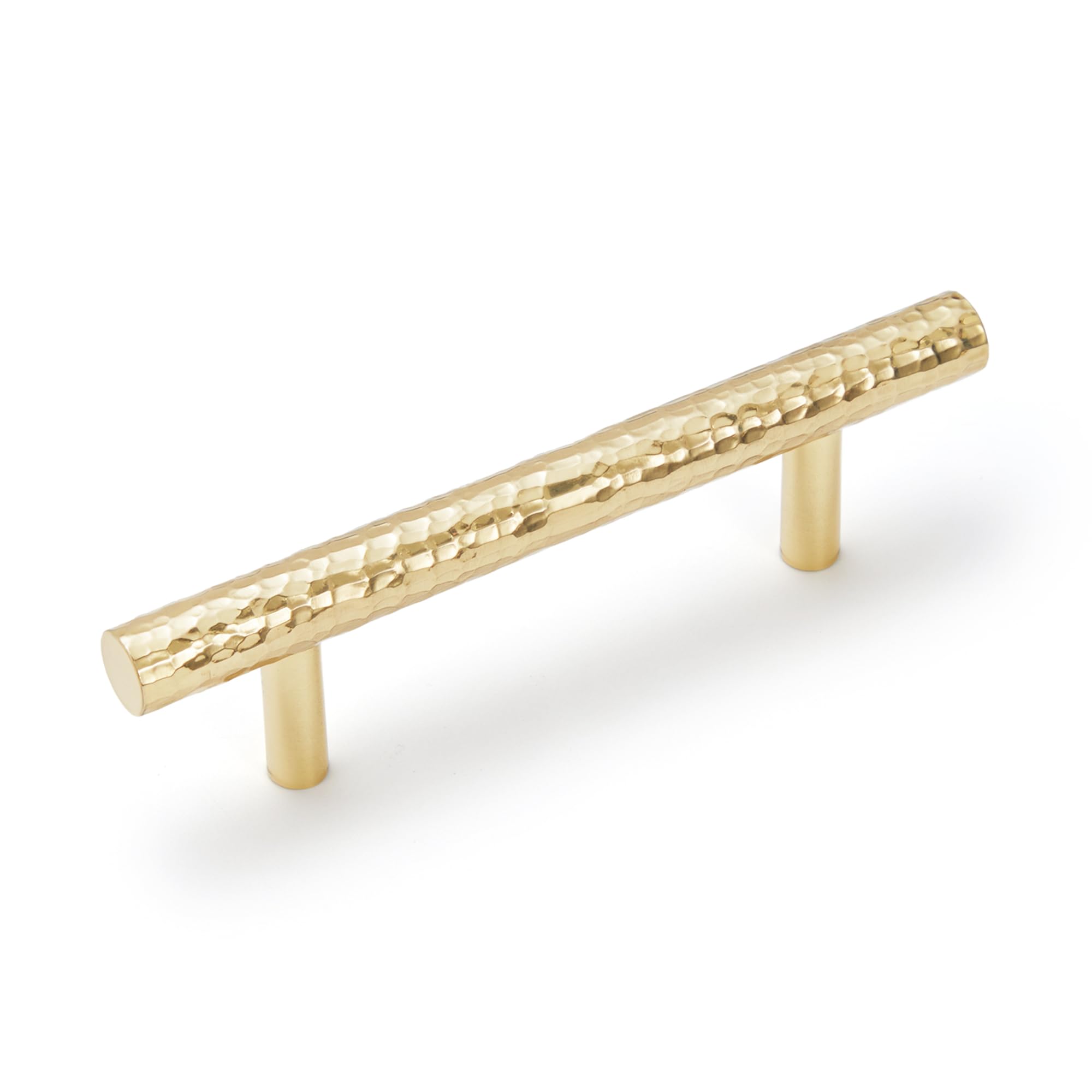 KOPPALIVE 6-Pack Solid Brass Kitchen Cabinet Pulls, Gold Modern T-Bar ...