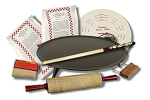 Amazon.com: 7 Piece Lefse Starter Kit with Lefse Mix - Teflon Grill ...