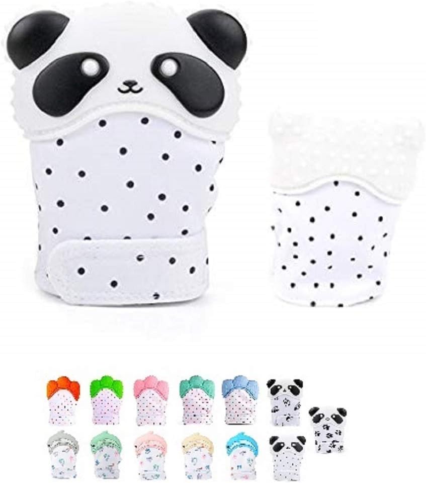 Silicone Baby Teething Glove Mitten for Sore Gums,Cutting Teeth ...