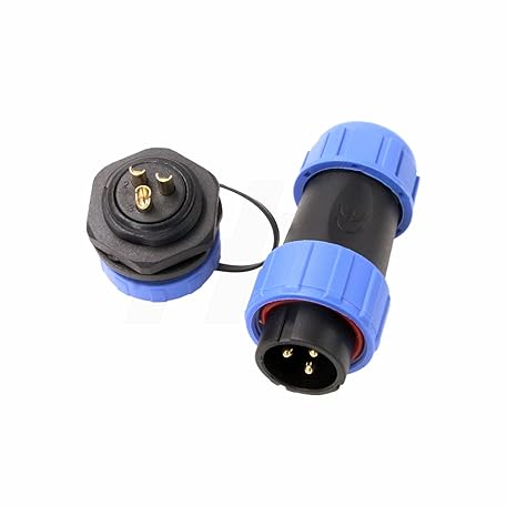 Mua HangTon HE21 3 Pin Outdoor Waterproof Connector Electrical Circular ...