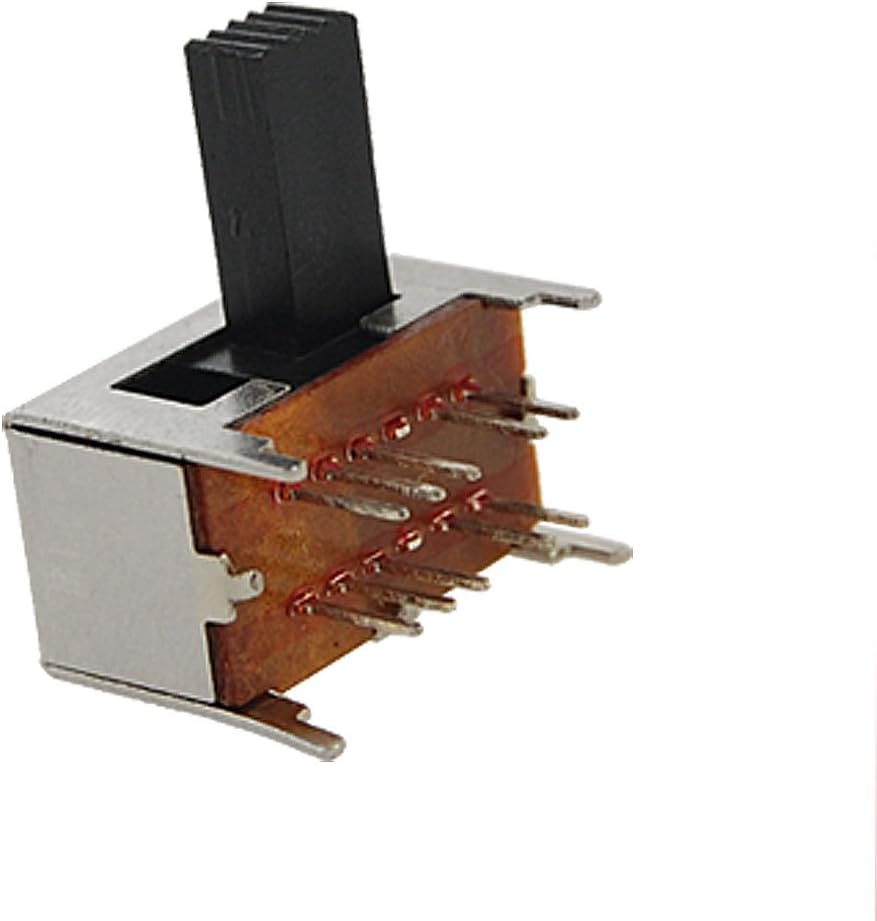 Amazon.com: uxcell SK24D04 4 Position DP4T 2P4T Mini Slide Switch On/On/On/On 10pcs: Home ...