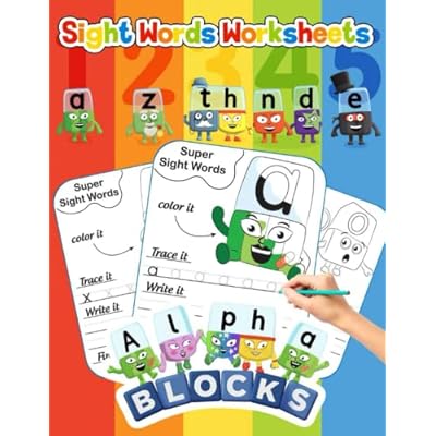 Alphablocks Sight Words Worksheets: Trace, Color & Nepal | Ubuy