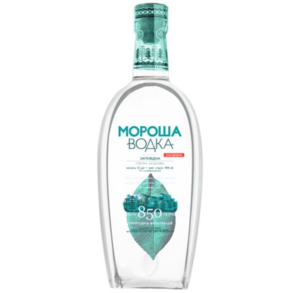 Vodka Morosha Zapovednaya 0,7L ukrainischer Wodka mit Mineralwasser 850 ...