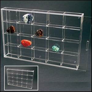 Amazon.com: Acrylic Glass Display Case for Rocks, Minerals & Figurines ...