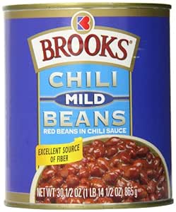 Brooks Chili Beans, Mild, 30 Ounce (Pack of 12): Amazon.com: Grocery ...