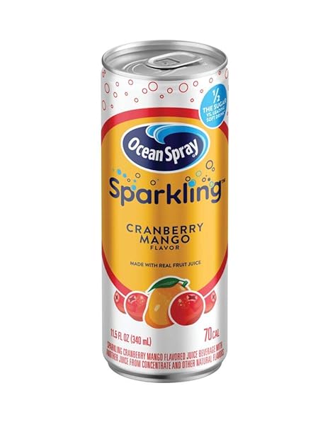 Amazon.com : Ocean Spray Sparkling Cranberry Mango Cocktail, 11.5 Ounce ...