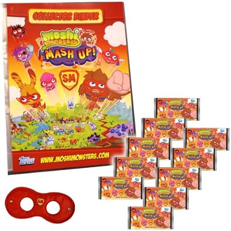 Moshi Monsters Mash Up Trading Card Collectors Binder (Series 2) Plus ...