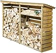 Rowlinson Garden Products Large Wooden for Firewood Log Storage: Amazon ...