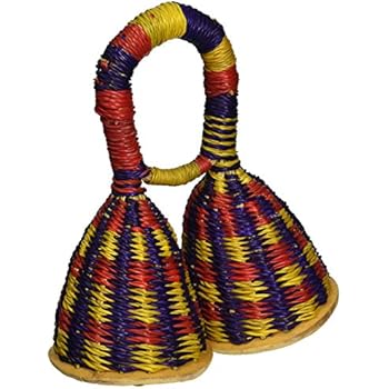 Amazon.com: African Sistrum Rattle - Bottle Cap Fork Shaker Tambourine ...