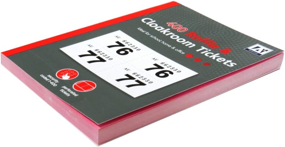 Anker International Stationary”1-400″ Cloakroom Ticket – BigaMart