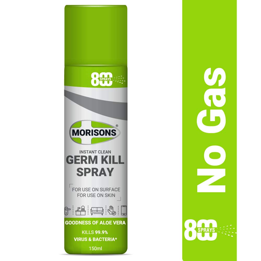 Morisons Instant Clean Germ Kill Spray 150ML: Amazon.in: Health ...