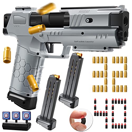 Soft Bullet Shell Ejecting Toy Pistol - Foam Bullet Toy Pistol Kids ...