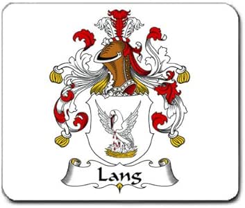Amazon.com : Lang Family Crest Coat of Arms Mouse Pad : Office Products