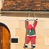 Lifesize Hanging Santa