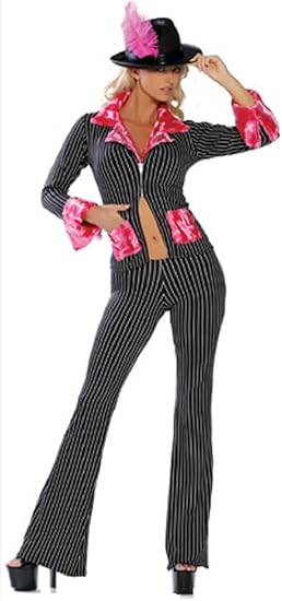 Amazon.com: J. Valentine Woman's 2 Pc. Pimp Girl Costume: Clothing