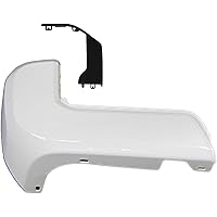 Amazon.com: Painted Rear Bumper 040 White End with Corner Cover Lh 2pcs ...
