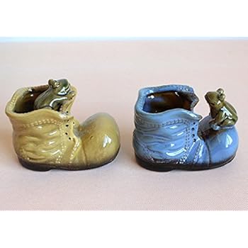 Amazon.com : Ceramic Home/ Garden Children Boot/ Shoe Flower Planter ...