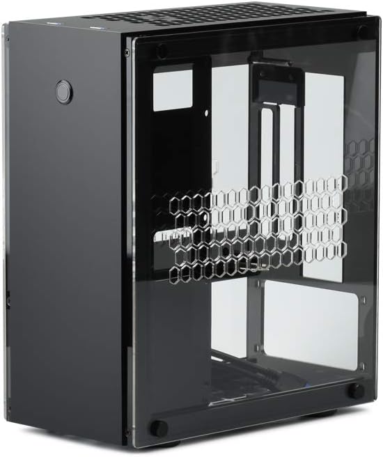 GEEEK A40 V3.1 MINI-ITX CASE Matte Black Chassis Clear Windows – BigaMart