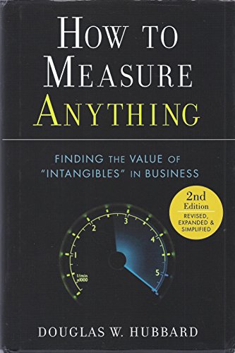 How to Measure Anything (Second Edition): Hubbard, Douglas w ...