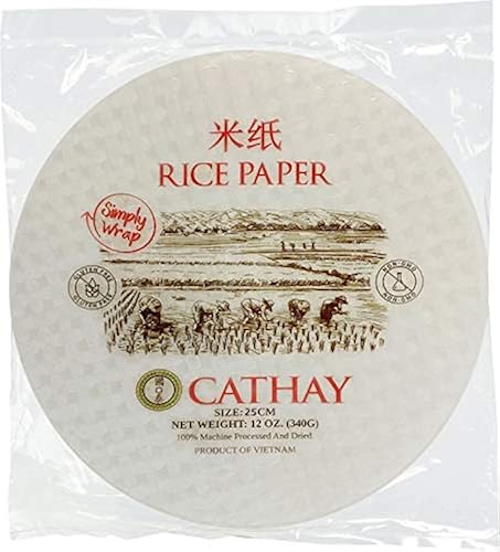 Cathay Fresh Spring Roll Rice Paper Wrappers, Rice Paper Wrappers for ...
