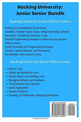 Hacking University Learn Python Computer Programming From Scratch And Precisely Learn How The