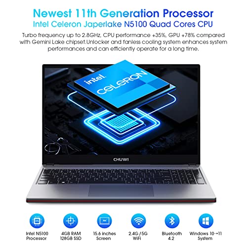 CHUWI GemiBook X Laptop Computer,15.6 inch FHD Laptop,Intel Celeron ...