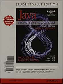 Java How to Program, Early Objects, Student Value Edition: Deitel, Paul J., Deitel, Harvey ...