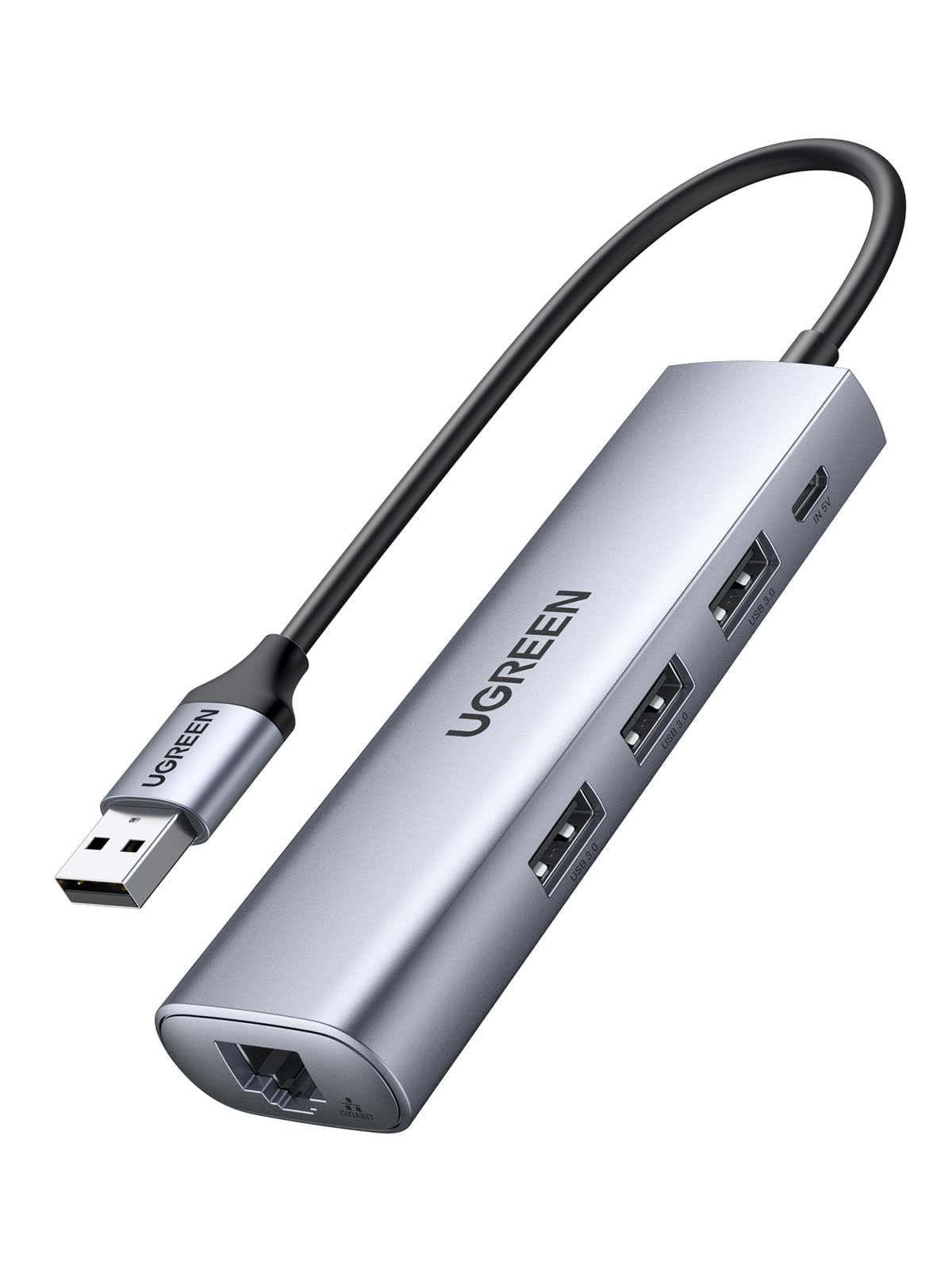 Mua UGREEN 有線LAN変換アダプター USB 3.0 LAN ハブ 4-in-1 イーサネット ハブ USB3.0ポート*3 ウェブ ...