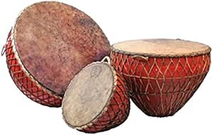 Nagara Hierro bombo Diámetro 50 – 55 cm india Búfalo piel naqqara nagh ...