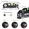 Qooltek Multipurpose Laser Level Line Laser Measure + 8ft Tape Ruler ...