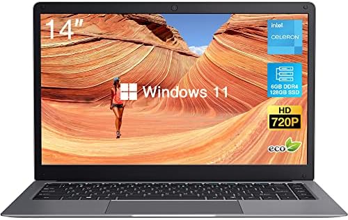 BiTECOOL Windows 11 Laptop, 14 inches HD Clear Display, Intel Celeron J4005 Dual Core, 6GB RAM ...