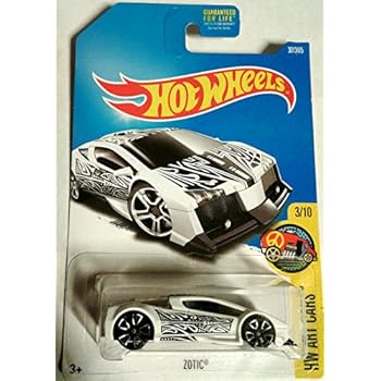 Amazon.com: Hot Wheels 2017 HW Art Cars Zotic 37/365, White: Toys & Games