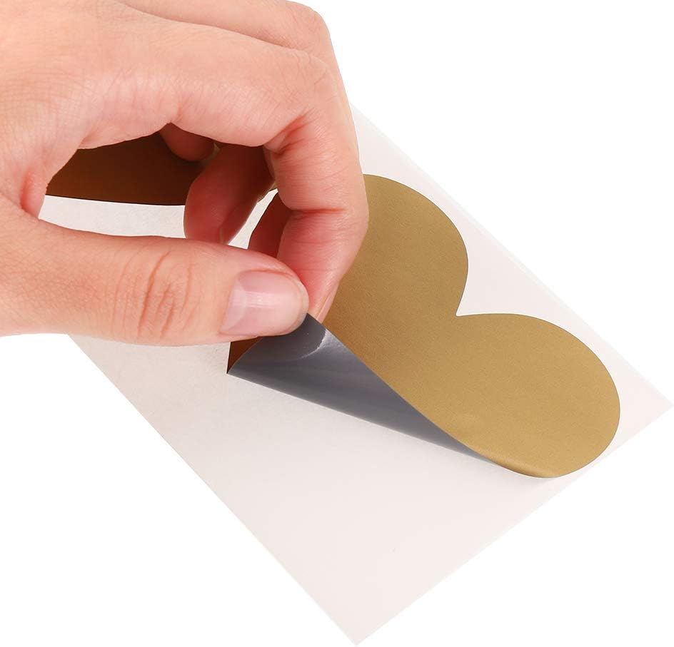 faddy-1 50 Pieces Scratch Off Stickers Scratch Off Labels, Scratch Card ...