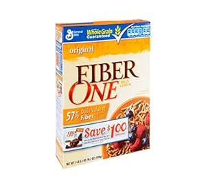Amazon.com: Fiber One Original Bran Cereal 16.2 oz (Pack of 12): Cold ...