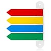 BBTO 1 Pc Exam Room Flags Pack 7 Inches Long Door Flags Primary Colors ...