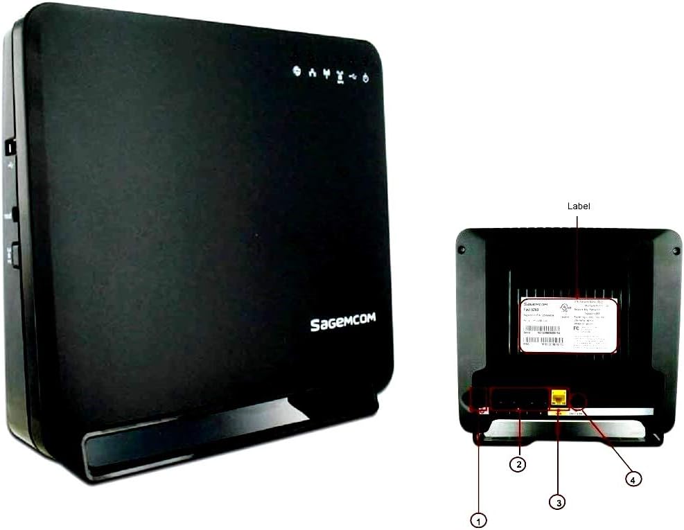 Amazon.com: Sagemcom F@st 5260 Pack Fast 5260 Dual Band 802.11ac ...