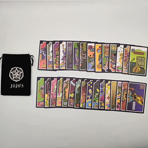 Adventure Anime Tarot, 31 JoJo Anime Tarot Cards JoJo Bizarre Adventure ...