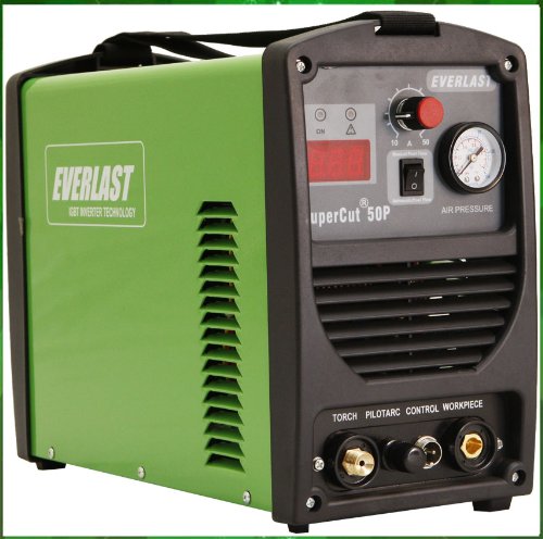 Everlast SuperCut 50P PILOT ARC 110v/220v Inverter plasma cutter 50AMP ...
