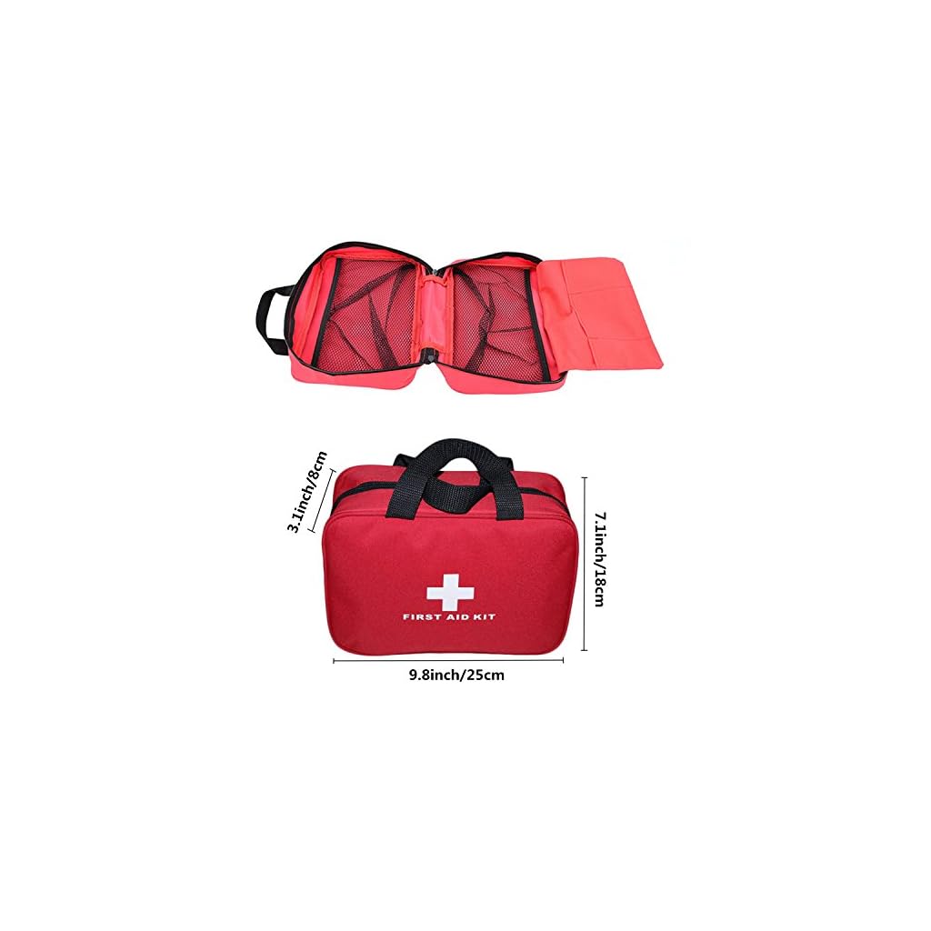 First Aid Empty Kit Bag,Lanticy Nylon First Aid Pouch Portable Medical ...