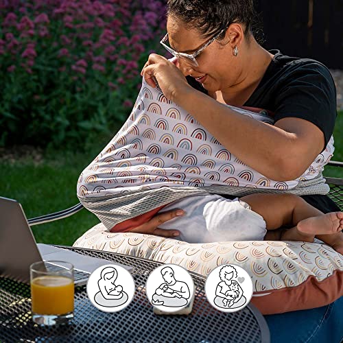 Boppy Organic Original Support Cover, FKA Nursing Pillow Cover, Spice ...