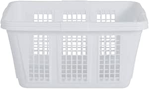 Amazon.com: Rubbermaid Laundry Basket, 1.6-Bushel, White, Laundry ...