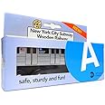 Amazon.com: Munipals MP01-110A Wooden Subway Train New York City MTA ...
