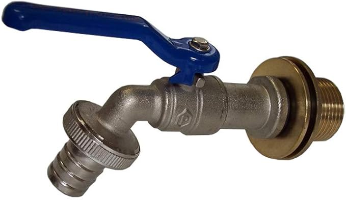 3/4 inch outlet tap for rain water barrel or tank with rain butt ...